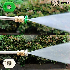 5Pcs Pressure Washer Nozzle Tips - Replacement Pressure Washer Tips 2700 PSI Car Wash Pressure Washer Accessories 2.3 GPM, Model # 6022, 6023, Size 3.0 Or 030 - High Pressure Hose Nozzle Spray Nozzle