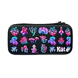 Groovy Case Made For Nintendo Switch Personalized Name Switch OLED Console Games Protective Funny Mushrooms Travel Carry Case for Gamers Kids Girls MB128