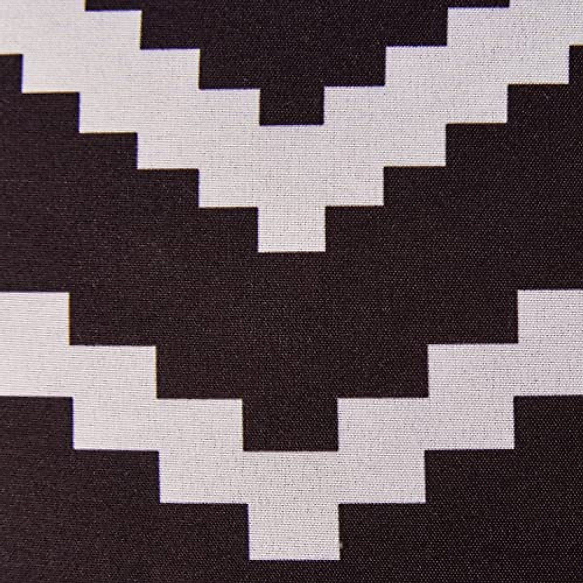 Amazon Basics Microfiber Duvet Cover 3 Piece Set, Black Aztec, Printed, 230 x 220cm/50 x 80cm x 2