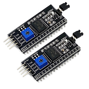 KIRO&SEEU 2pcs 1602 LCD 2004 20x4 i2c LCD Display Adapter IIC//TWI/SPI/I2C Serial Interface Module Shield Compatible with Arduino UNO R3 MEGA2560