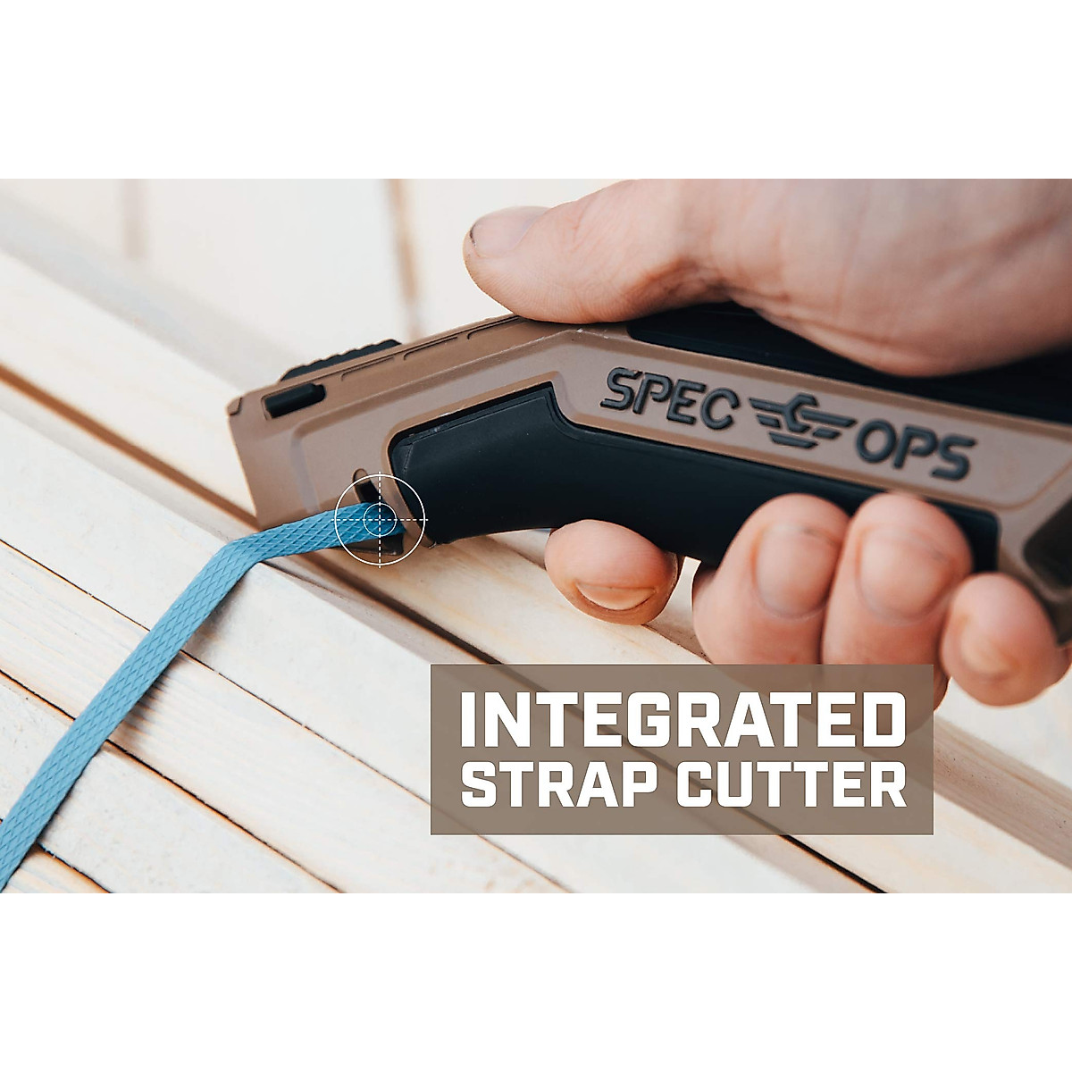 Spec Ops Tools Utility Knife with Retractable Blade, Includes 5 Extra Blades in Handle Storage