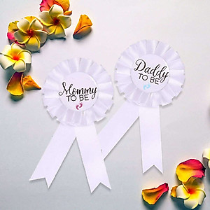 CoolerthingsDG, Daddy to be & Mommy to be Tinplate Badge Pin, pink and blue footprint), Alloy Steel