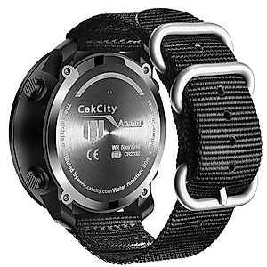 CakCity Digital Sports Watches for Men Military Watches with Compass Temperature, Steps Tracker, Large Dial, Model: Apache
