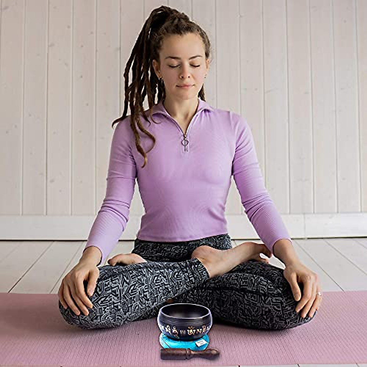 Tibetan Singing Bowl Set Bronze - Master Healing Grade - Authentic Handcrafted Sound Bowl by Himalayan Bazaar