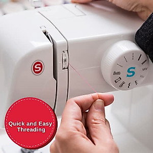 SINGER | Start 1304 Sewing Machine with 6 Built-in Stitches, Free Arm Sewing Machine - Best Sewing Machine for Beginners