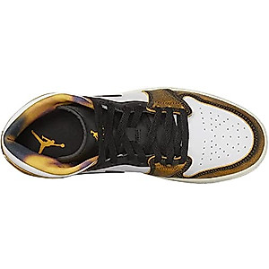 Nike Air Jordan 1 Mid Men's Shoes Black/Taxi-White-Sail DQ8417-071 14