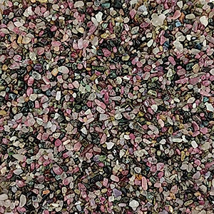 GAJUST 100g Bulk Natural Tourmaline Chip Stone Crystal Quartz Collectible Specimen Gemstone Aquarium Decor