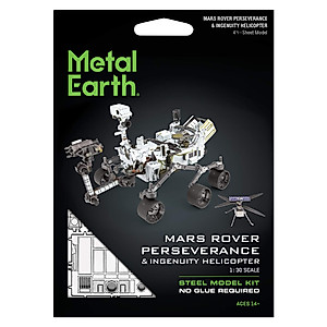 Metal Earth Mars Rover Perseverance & Ingenuity Helicopter 3D Metal Model Kit Fascinations
