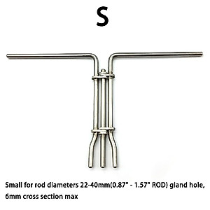 SHENKENUO 3 Pcs/Set Hydraulic Cylinder Piston Rod Seal Up U-Cup Installation Tool