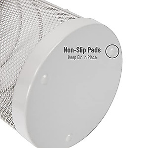 Mind Reader UMBHWIRE-WHT Mini Umbrella Stand Rack Holder, White