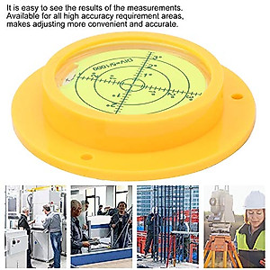 Bubble Spirit Level, 90x17mm Circular Bullseye Level Inclinometers for Phonograph for Turntable