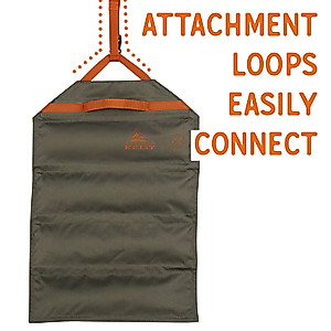 Kelty Chef Roll – Kitchen Basics Organization Kit for Cooking Tools, Knives, Deep Zippered Pockets, Rollup Storage