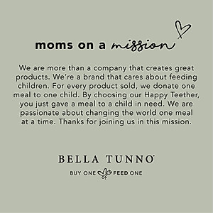 BELLA TUNNO Bella Tunno Beginner Spinner – Educational Baby Teething Toys for Baby Teething Relief, Playtime and Development, Gross Motor Skills, Baby Learning, and Baby Sensory Play, Black