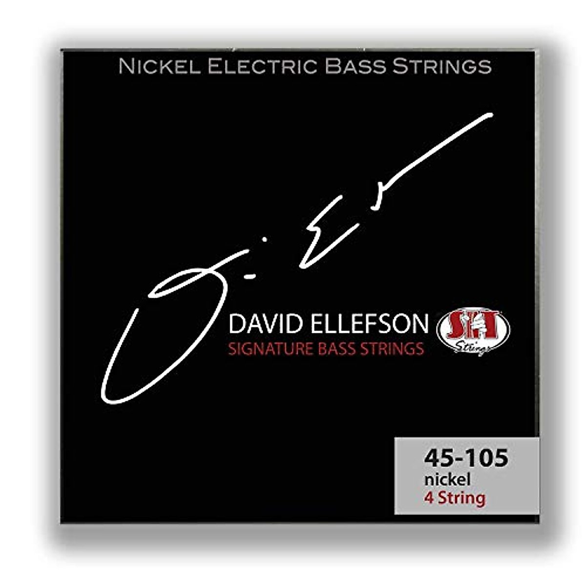 SIT Strings DE45105L Nickel Plated Bass Guitar Strings, 4-String Medium Light