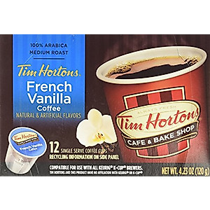 Tim Hortons Single Serve RealCup - French Vanilla Coffee Cups - 12 ct