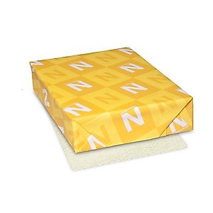 Neenah Classic Laid Premium Paper, 8.5" x 11", 24 lb, Natural White (Ivory), 500 Sheets (06531)