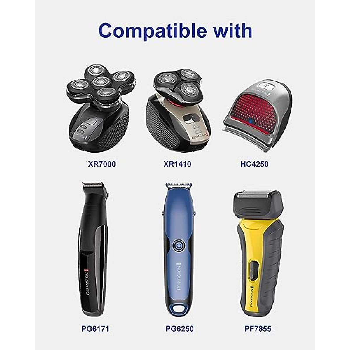 uijino USB Charging Cable Compatible with Remington Shaver XR7000, 5V Charger for Remington HC4250 HC5870 HC5950 PF7500 PF7600 PF7855 PG6250 PG6255 PG6171 XR1400, 2 Cleaning Brush, 3.9ft Power Cord