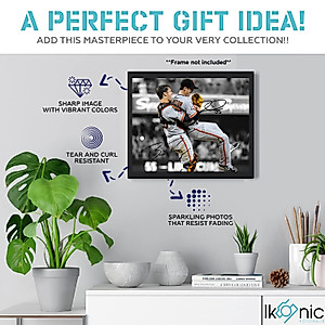 Ikonic Fotohaus Buster Posey Tim Lincecum Signed Photo Autograph Print Wall Art Home Decor