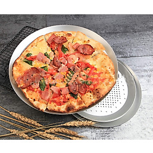 Pizza Pan 9 Inch, Non-stick Vented Pizza Baking Tray With Holes, Round Pizza Oven Tray Tools Kitchen Cooking Pan