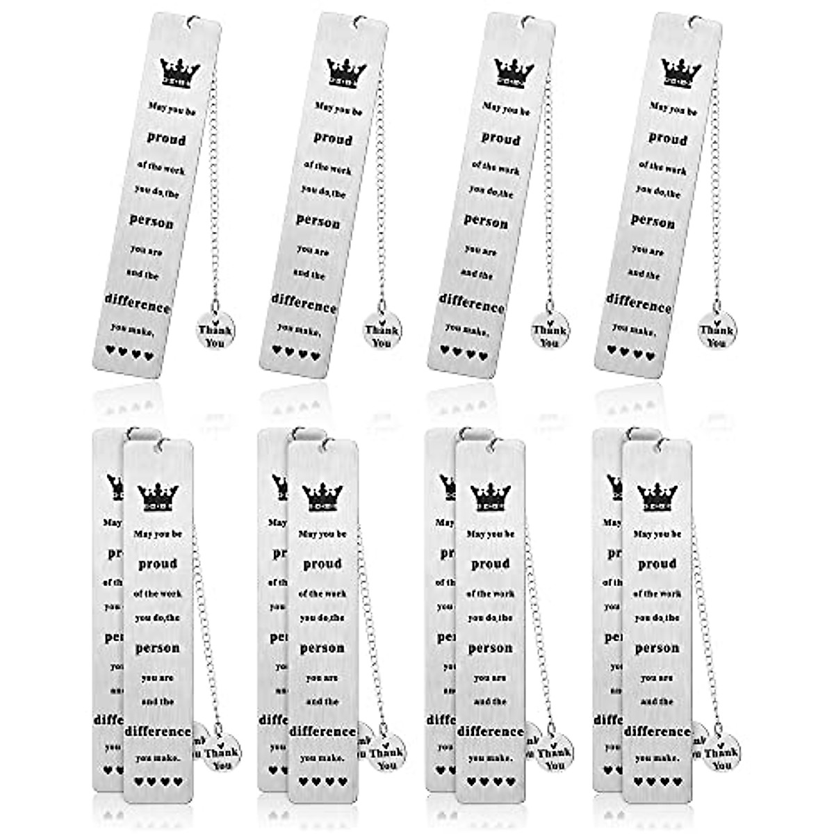 24 Pcs Employee Appreciation Gifts Bulk Appreciation Gifts for Employee in Bulk Coworker Thank You Gifts Coworker Employee Bookmark Going Away Gifts Leaving Retirement Bookmark for Mentor Manager