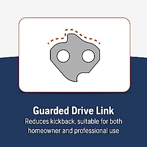 Husqvarna 585422156 S93G-56 Chains, 16 inches, Orange/Gray