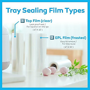 Lofaho Food Trays with sealing films bundle set, 30 Pcs (10~47oz) - Microwave-Safe Dishwasher-Safe Plastic Containers for Meal Prep, Stackable Airtight Leakproof Food Storage Trays