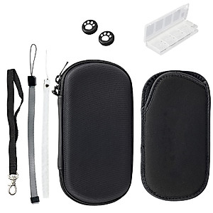 CHENLAN Storage Case for PS Vita 1000 2000 Carrying Case Compatible for PS Vita, PS Vita Slim, PS Vita Waterproof Shockproof Storage Travel Bag Travel Carrying Case Pouch Bag Kit