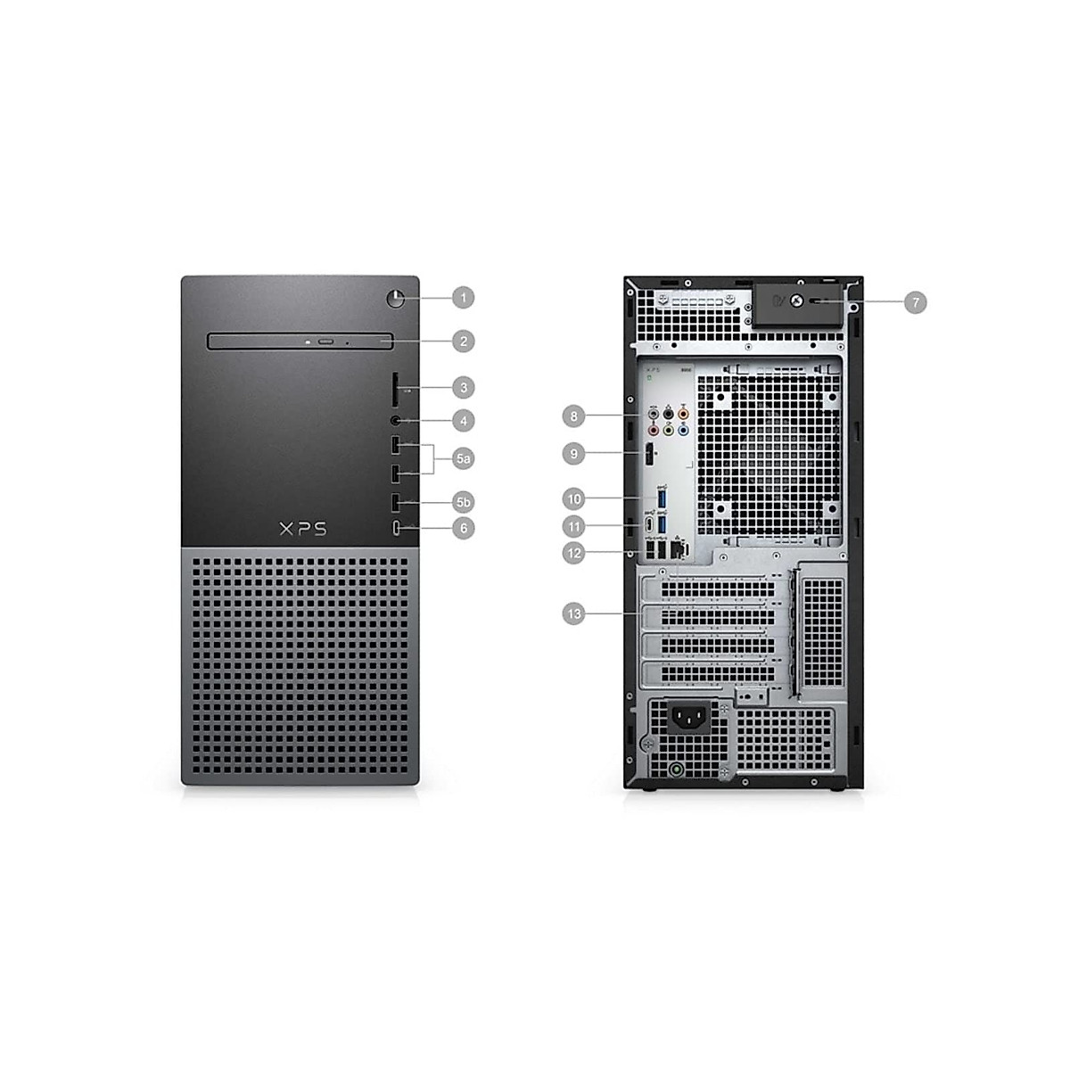 Dell XPS 8950 Desktop (2022) | Core i7-12700 - 1TB SSD Hard Drive - 32GB RAM - Nvidia GeForce RTX 3060 Ti | 12 cores @ 4.9 GHz - 8GB GDDR6 Win 11 Home Silver (Renewed)