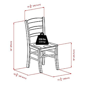 Winsome Wood Benjamin Seating, Foot Rest, Walnut
