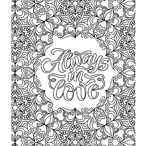 Color & Frame - Inspiration (Adult Coloring Book)