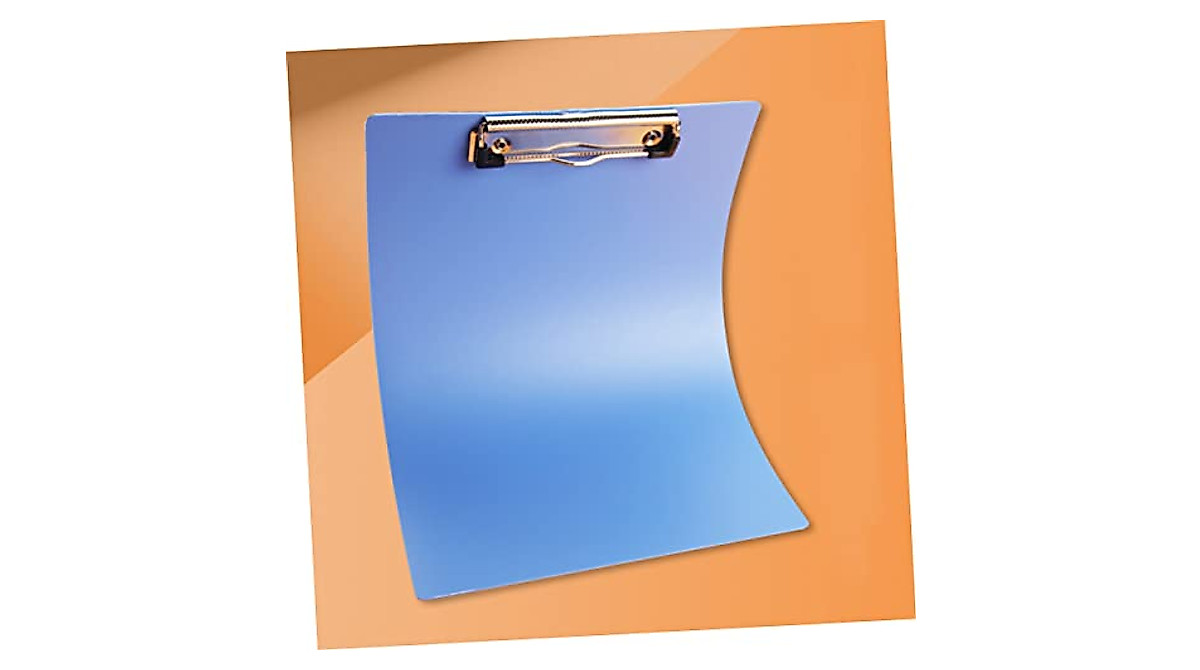 Ciieeo 4pcs Metal Clipboard Folder Set A4 Blue Light & Durable