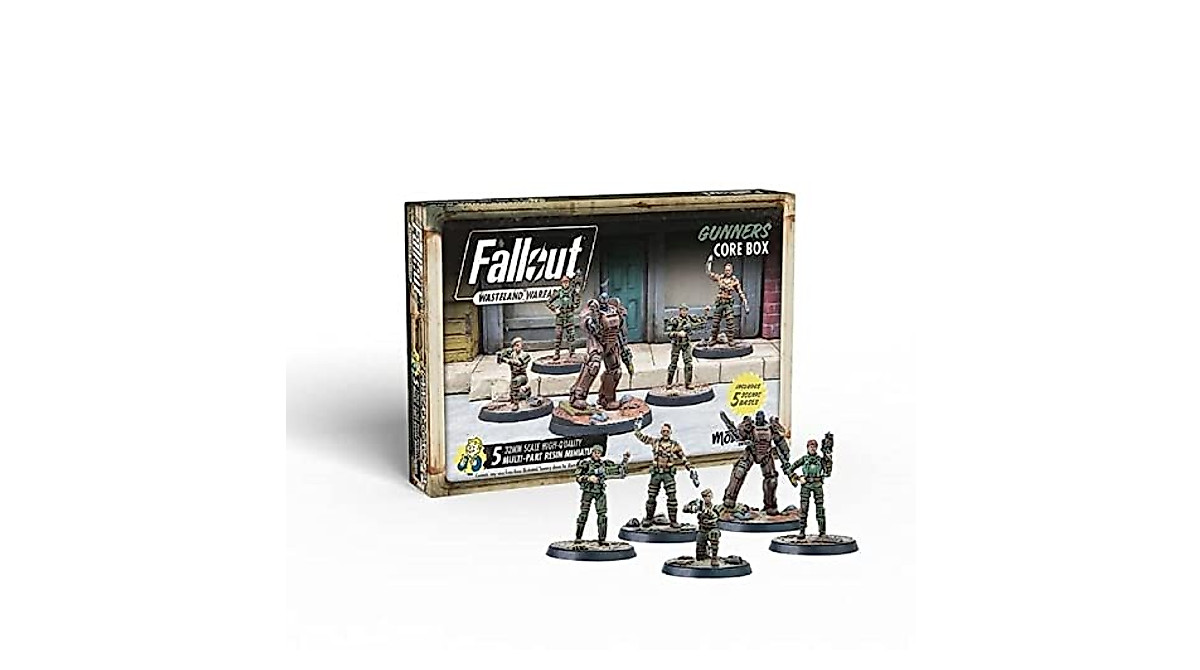 Modiphius Fallout Wasteland Warfare Gunners Core Box - Combat Miniatures