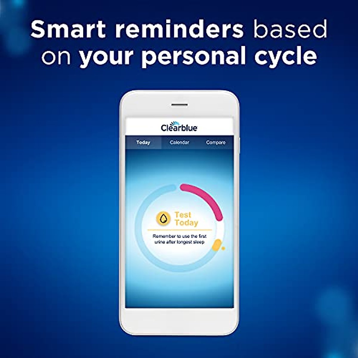 Clearblue Connected Ovulation Test System featuring Bluetooth connectivity and Advanced Ovulation Tests with digital results, 40 ovulation tests