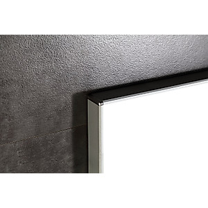 Fine Fixtures Compacto Small Bathroom Vanity Set with Sink -Wall-Mounted Cabinet- Sink top, and Mirror Included (White)