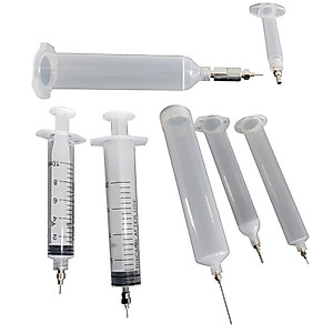 12Pcs 20G Dispensing Needle Set, Stainless Steel Syringe Dispensing Blunt Tip - 2inch/50mm, Blunt Tip, All Metal