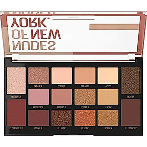Maybelline New York Nudes 16 Pan Eyeshadow Palette Custom Designed Of Diverse Skin Tones, 0.634 Oz 0 01 THE NUDES OF NEW YORK,K3758400