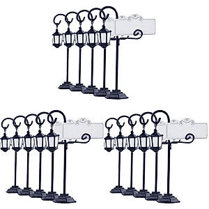 BESTOYARD 18 Pcs Wedding Seat Holder Wedding Place Holder Wedding Seat Decor Place Holder Lamp Desktop Decorate