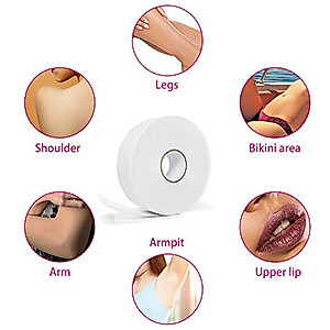 Vumdua Non-Woven Wax Strip Roll for Body, Facial, Leg Hair Removal (2.76" X 100Yd)