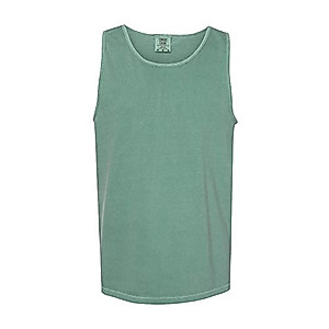 Comfort Colors Men's Adult Tank Top, Style 9360 (Medium, Light Green)