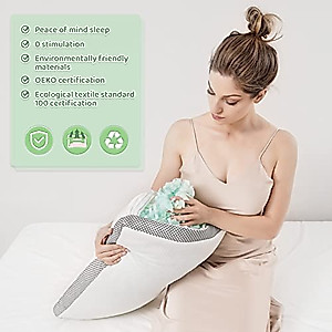 4R Pllows Standard Size Set of 2 - Cooling Bed Pillow for Sleeping - Bamboo Shredded Memory Foam Pillows - Firm and Soft Adjustable Pillow for Back/Stomach/Side Sleepers
