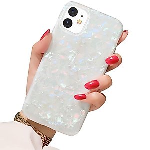 BOFTALE iPhone 11 Case 2019, Girls Women Glitter Cute Slim Thin Soft TPU Silicone Clear Bumper Shockproof Protective Phone Case Cover Compatible with iPhone 11 6.1 inch (Colorful)