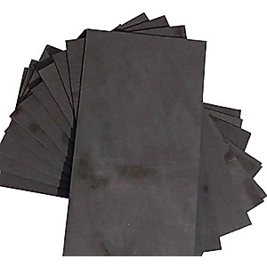 5pcs 3.5 x 20 x 100mm 99.99% Pure Graphite Electrode Rectangle Plate Sheet