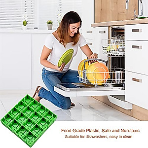 Yamteck Grapes Cherry Tomatoes Cutter Slicer Half or Quarter Cutting 16Pcs at a Time, Food Grade Material, Dishwasher Safe, Fruit Container Holder Cutter for Salad Kids Baby Toddlers' Snacks 2023 New