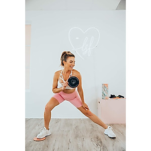 Love Sweat Fitness Exercise Slider Discs for Core Strength | Dual Sided for Soft and Hard Surfaces | 2 Pieces + Carry Bag