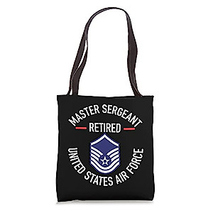 Master Sergeant Retired Air Force Military Retirement Gifts Tote Bag