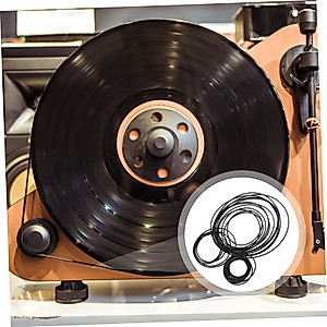 ibasenice 60pcs Cassette Belt Cassette Player Belts Replacement Cassette Belts 1mm Square Mixed 40-135mm