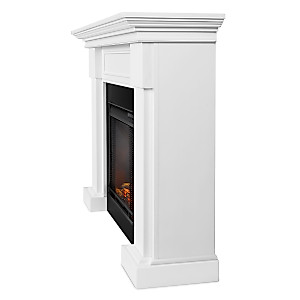 Real Flame White Hillcrest Electric Fireplace, Medium
