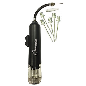 Champion Sports Dual Action Hand Air Pump, Small, Black