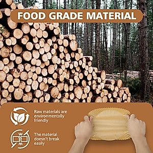 Air Fryer Disposable Paper Liner, 100Pcs Air Fryer Airfryer Parchment Paper Liners Round, Non-stick Grease Proof Bakery Baking Paper for Air Fryer Basket Roasting, Oil-proof, Food Grade (6.3 Inch)