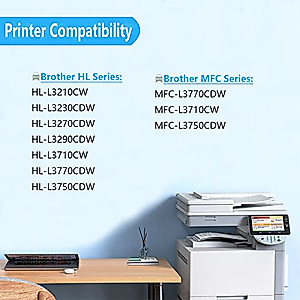 LeciRoba Compatible TN-227 Black Toner Cartridge High Yield Replacement for Brother TN227 TN-227 TN223 TN-223 for MFC-L3770CDW HL-L3270CDW HL-L3290CDW HL-L3230CW MFC-L3210CW Printer (2-Black)